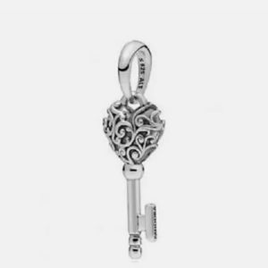Pandora | Jewelry | Pandora Silver Regal Key Pendant Or Charm | Poshmark